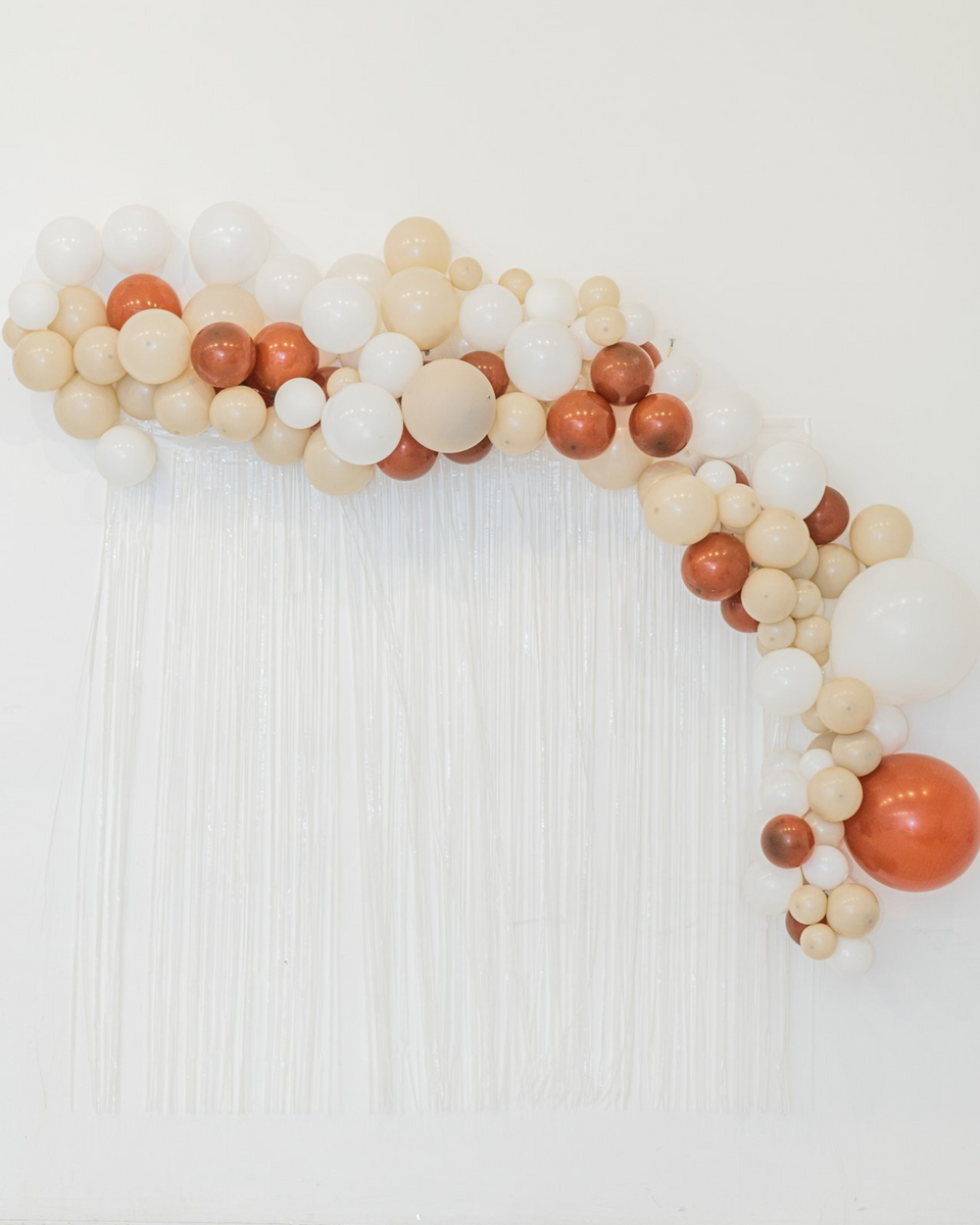 Elegant Neutral Tone Balloon Garland for Chic Wedding Decor – Socially ...